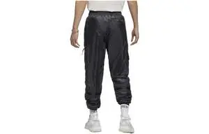 JORDAN Solid Color Logo Printing Casual Pants/trousers Black