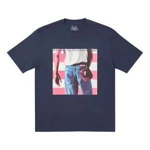PALACE Character Printing Short Sleeve T-shirt - Blue