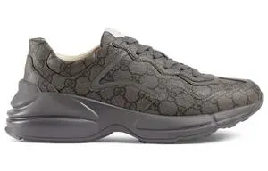 Gucci Rhyton Monogram Sneakers - Grey