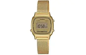 Casio Digital Quartz Watch With Mesh Band