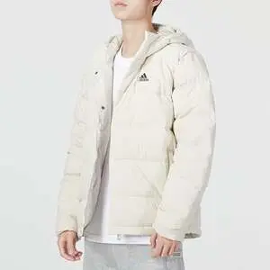 Adidas Logo Padded Hooded Jacket - Default Color