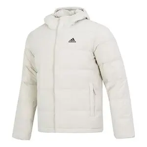 Adidas Logo Padded Hooded Jacket - Default Color