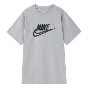 Nike Graffiti Logo Graphic T-shirt - Light Grey