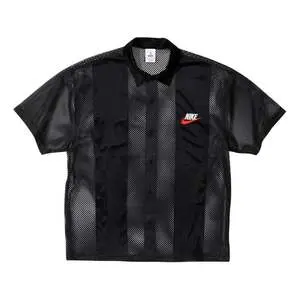 Supreme X Nike Mesh S/s Shirt - Black