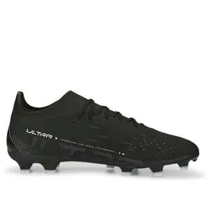 PUMA Ultra Match Ag Fg Athletic Sneakers - Black/silver