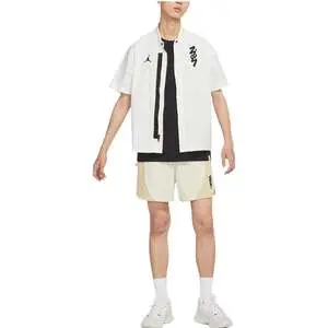 JORDAN Fw22 Logo Zion Shirt 'white Black