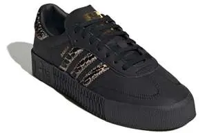 Adidas Sambarose "cheetah Print" Sneakers - Black