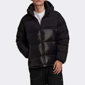 Adidas Originals Padded Hooded Down Jacket - Black