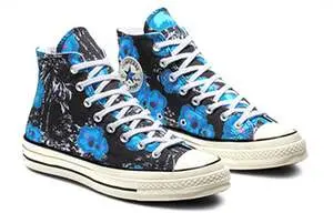 CONVERSE Chuck 70 High Top Paradise Floral Sneakers - Black
