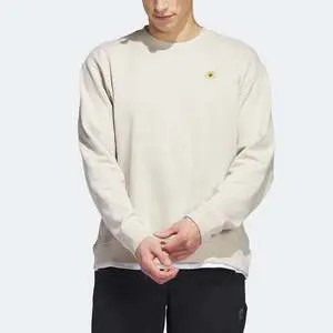 Adidas Adicross X Burning Cart Layer Crew Golf Sweatshirt 'beige