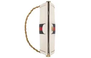 Gucci Ophidia Chain Shoulder Bag - White