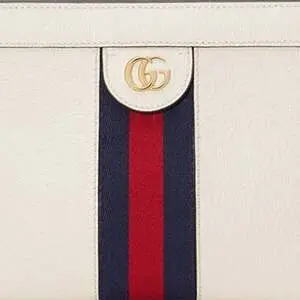 Gucci Ophidia Chain Shoulder Bag - White