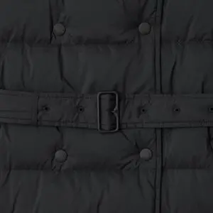 Burberry Mid-length Hooded Puffer Coat - Black