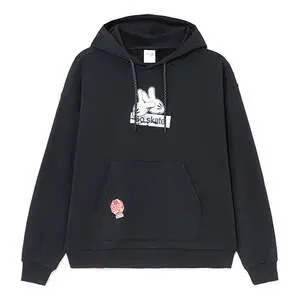 LI-NING X Og_slick Crossover Skateboard Series Hoodie - Black/white/red