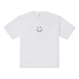 CONVERSE Smiley Short Sleeve T-shirt Asia Sizing - White