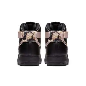 Nike Force 1 High Top Sneakers With Acid Wash Print Detailing