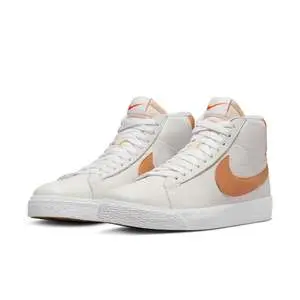 Nike Zoom Blazer Mid Sb Sneakers - White/orange