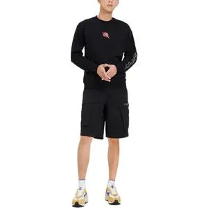 LI-NING Lifestyle Sportswear Pullover - Black/red/white