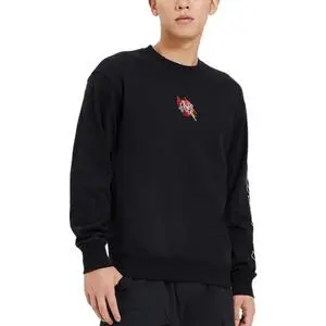LI-NING Lifestyle Sportswear Pullover - Black/red/white