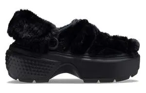 CROCS Stomp Quilted Clogs - Black