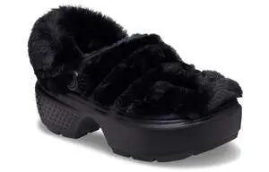 CROCS Stomp Quilted Clogs - Black
