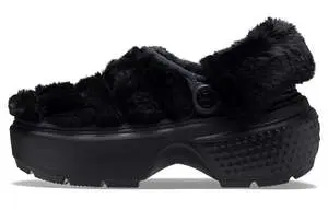CROCS Stomp Quilted Clogs - Black