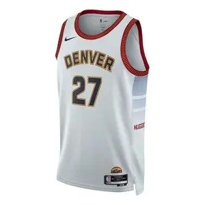 Nike X Nba Denver Nuggets City Edition Swingman Jersey Jamal Murray 27 - White