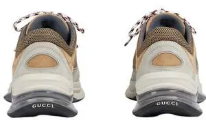 Gucci Run Suede Sneakers - Brown