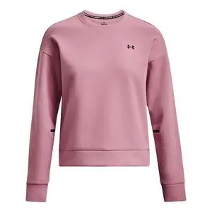 Under Armour Unstoppable Fleece Crew Neck - Pink