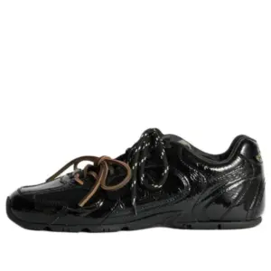 NEW BALANCE X Miu Miu 530 Sl Patent Sneakers - Black