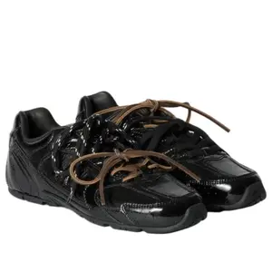 NEW BALANCE X Miu Miu 530 Sl Patent Sneakers - Black