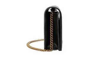 Gucci Chain Wallet With Script Leather