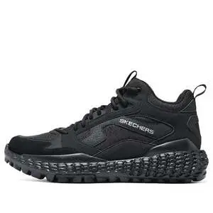 Sketchers Monster" High Top Lace-up Sneakers - Core Black
