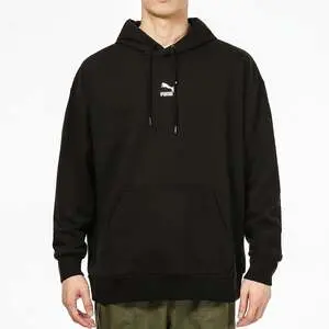 PUMA Logo Printing Knit Sports Hoodie