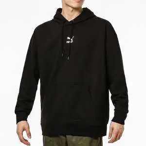 PUMA Logo Printing Knit Sports Hoodie