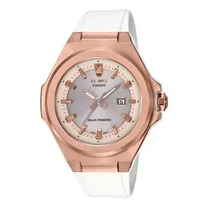 Casio Baby-g White Copper Solar Powered Watch - Whitegold