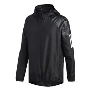 Adidas Windbreaker Hooded Jacket - Black