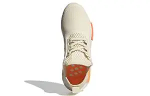 Adidas Nmd_r1 " White Screaming Orange" Sneakers - Cream