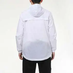 Adidas Logo Print Woven Hooded Jacket
