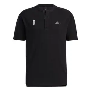 Adidas Wj T Henly Sports Casual Short Sleeve - Black