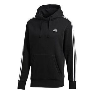 Adidas Fleece Lined Hooded Pullover - Black