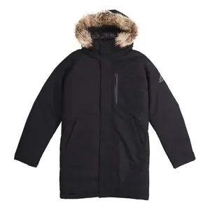Adidas Utility Down Parka With Hood - Black