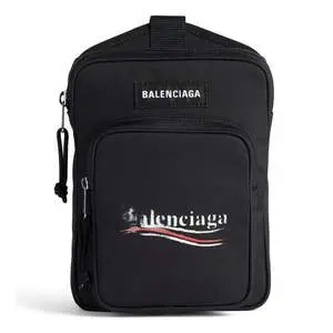 Balenciaga Explorer Crossbody Messenger Bag - Black