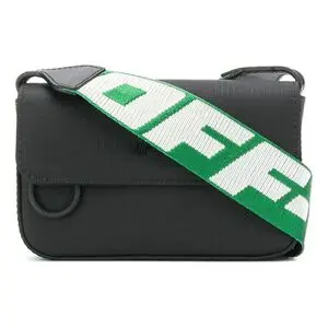 Off-White Logo Shoulder Bag - Black