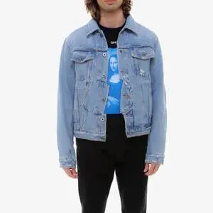 Off-White Arrow Twist Denim Jacket