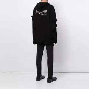 Balenciaga Political Campaign Destroyed Hoodie