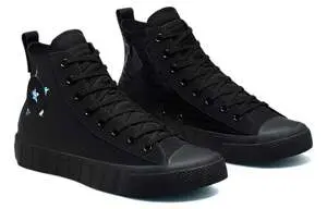 CONVERSE Unt1tl3d High Top "chase The Drip" Sneakers - Black