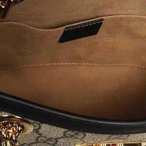 Gucci Padlock Small Gg Shoulder Bag - Beige/black