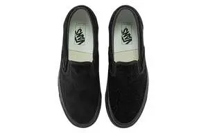 VANS Og Classic Slip-on Lx Velvet Embroidery Leopard - Black