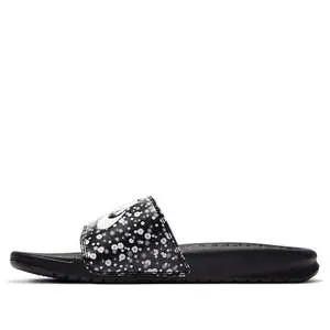 Nike Benassi Jdi Floral Slide Sandals - Black